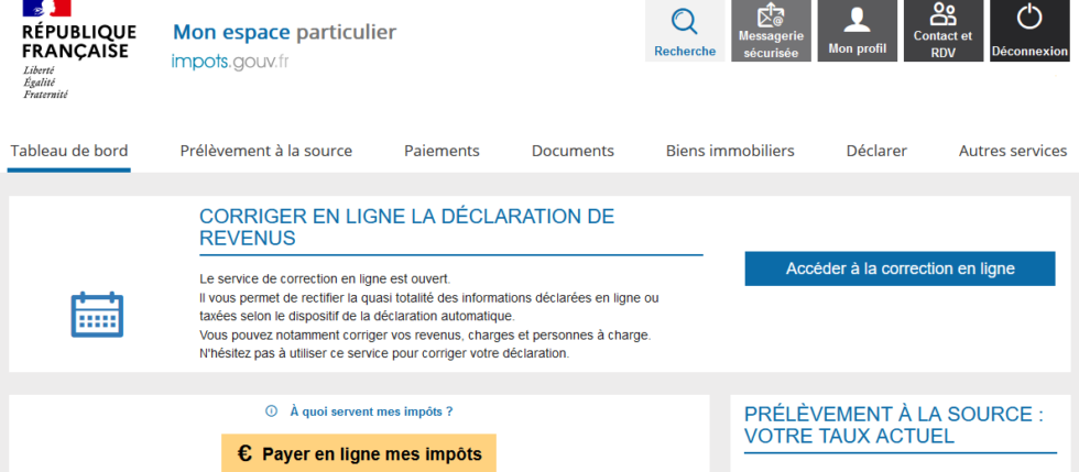 Corriger sa déclaration impôt : déclaration rectificative | Immobilier Danger