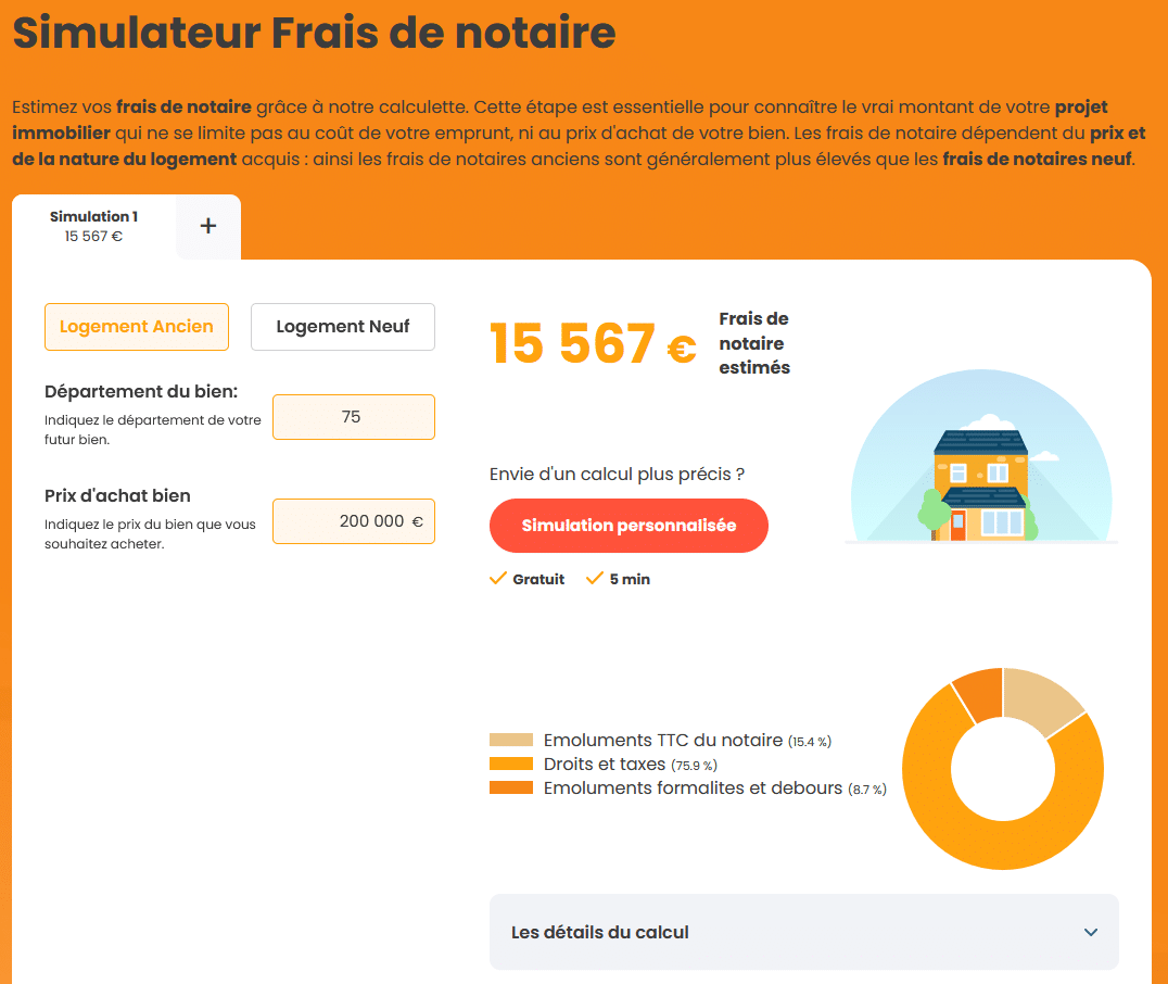 Frais De Notaire Achat Garage